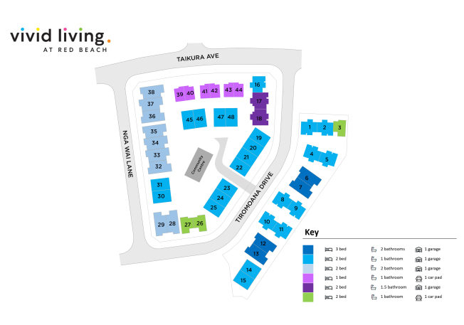 Red Beach Retirement Village & Community - Vivid Living